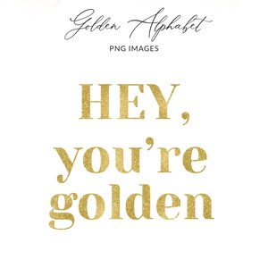 Glittery Alphabet Gold Foil Alphabet Letters Golden, Gold Alphabet ...