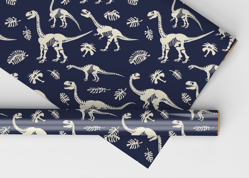 Dinosaur Bones Background Dinosaur Skeleton Pattern, Black and White ...
