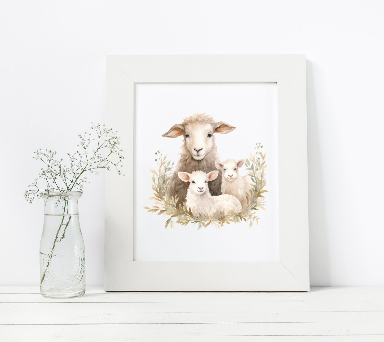 30 Watercolor Lamb Clipart, Lamb PNG, Cute Lamb Clip Art PNG Clipart ...