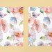 Whimsical Pastel Flowers Seamless Pattern, Watercolor Peony Background ...
