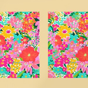30 Hot Pink Ditsy Floral Seamless Patterns Bright Pink Flowers, Preppy ...