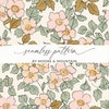 Cottagecore Bunny Background, Seamless Cottagecore Rabbit Pattern ...