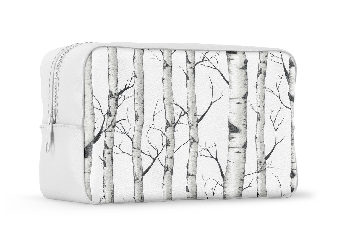 Birch Tree Seamless Pattern White Trees Aspen Tree Pattern Background ...
