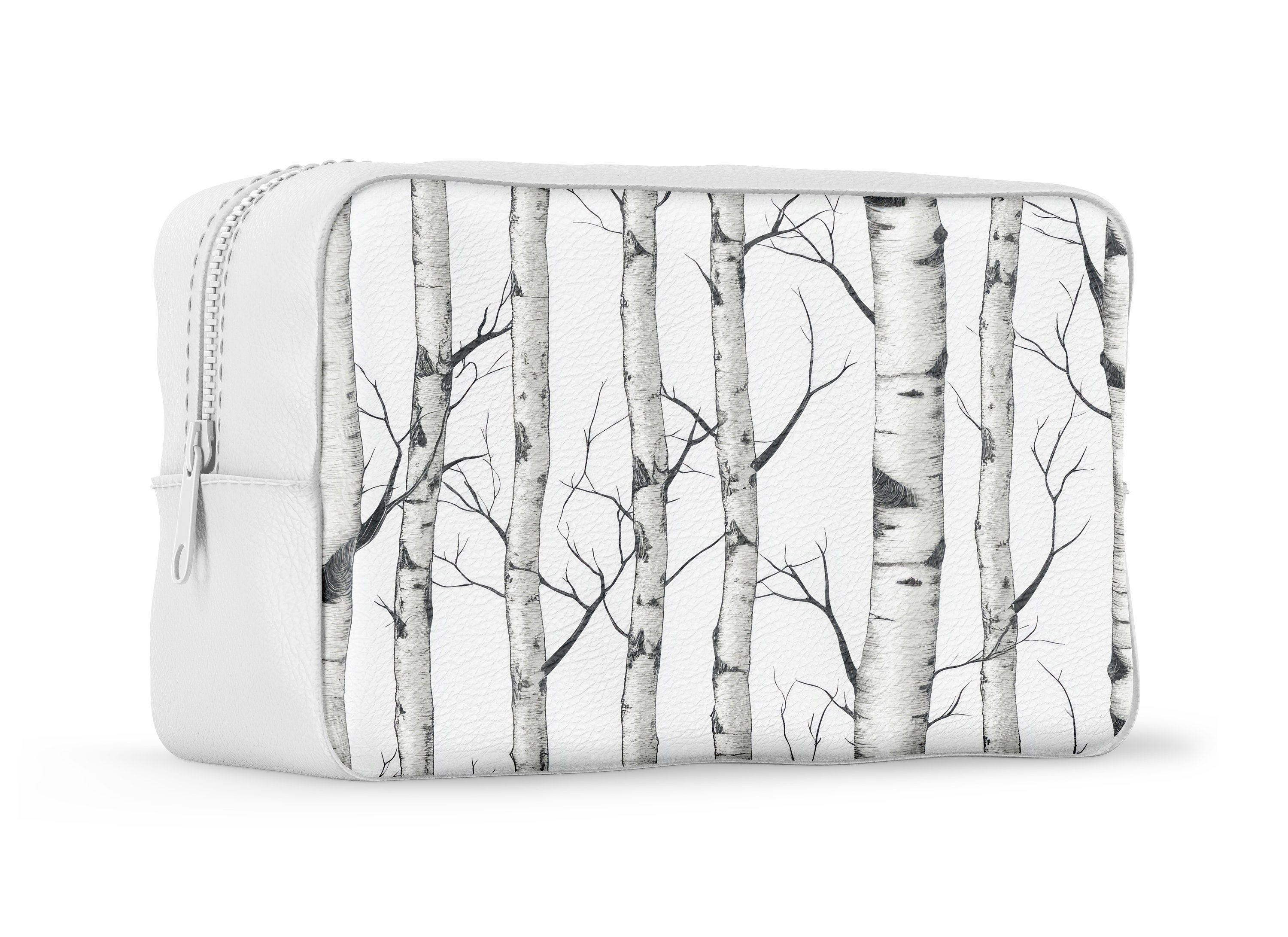Birch Tree Seamless Pattern White Trees Aspen Tree Pattern Background ...