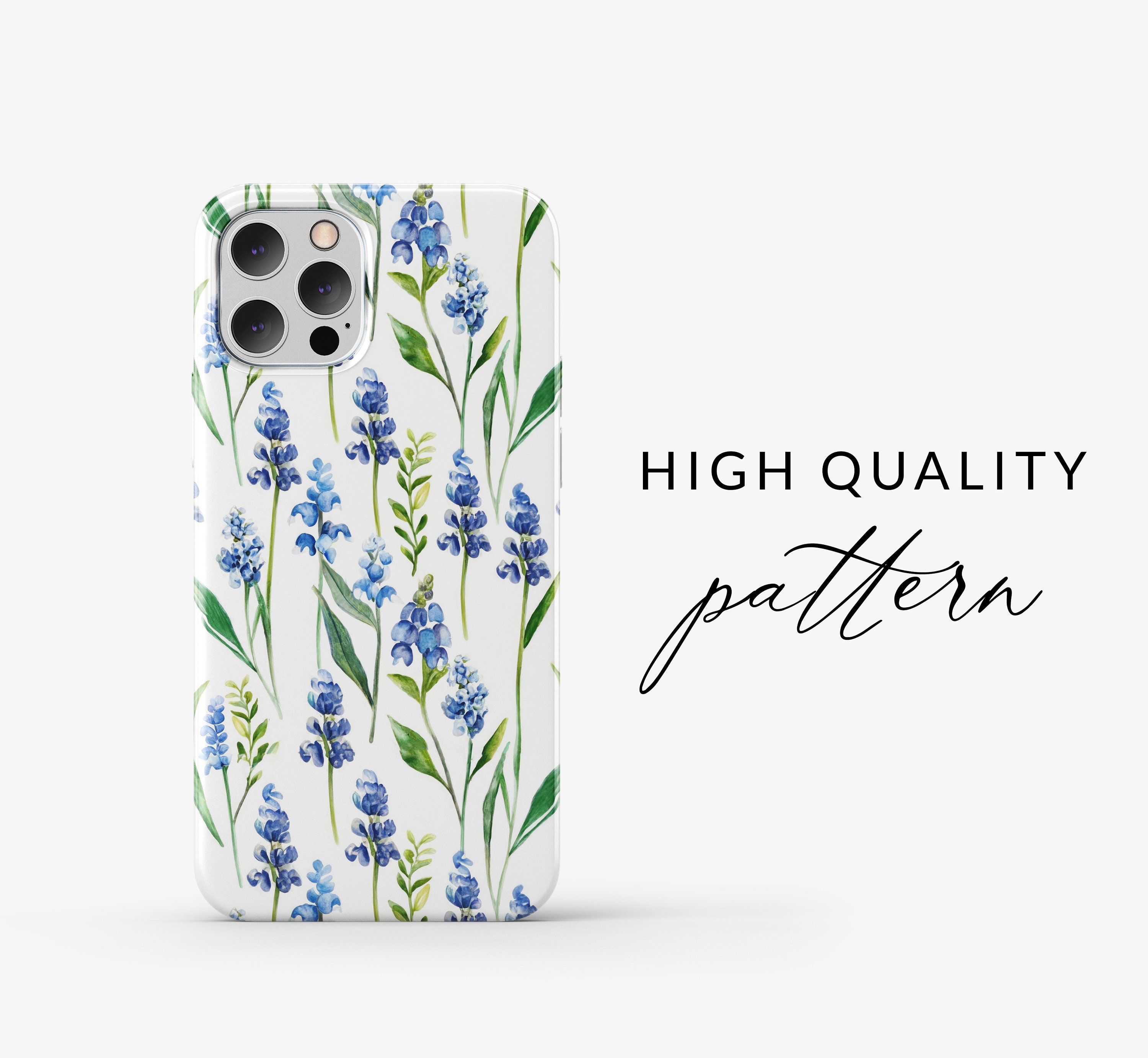 Watercolor Bluebonnets Background Pattern, Seamless Bluebonnets Pattern ...