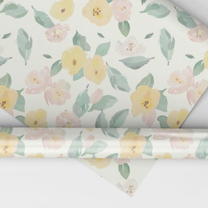 Pastel Flowers Background, Seamless Cute Pastel Floral Pattern ...