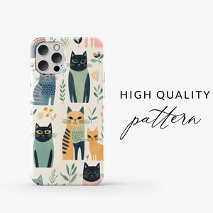 Mad Cat Digital Paper, Illustrated Cats Seamless Background Pattern ...