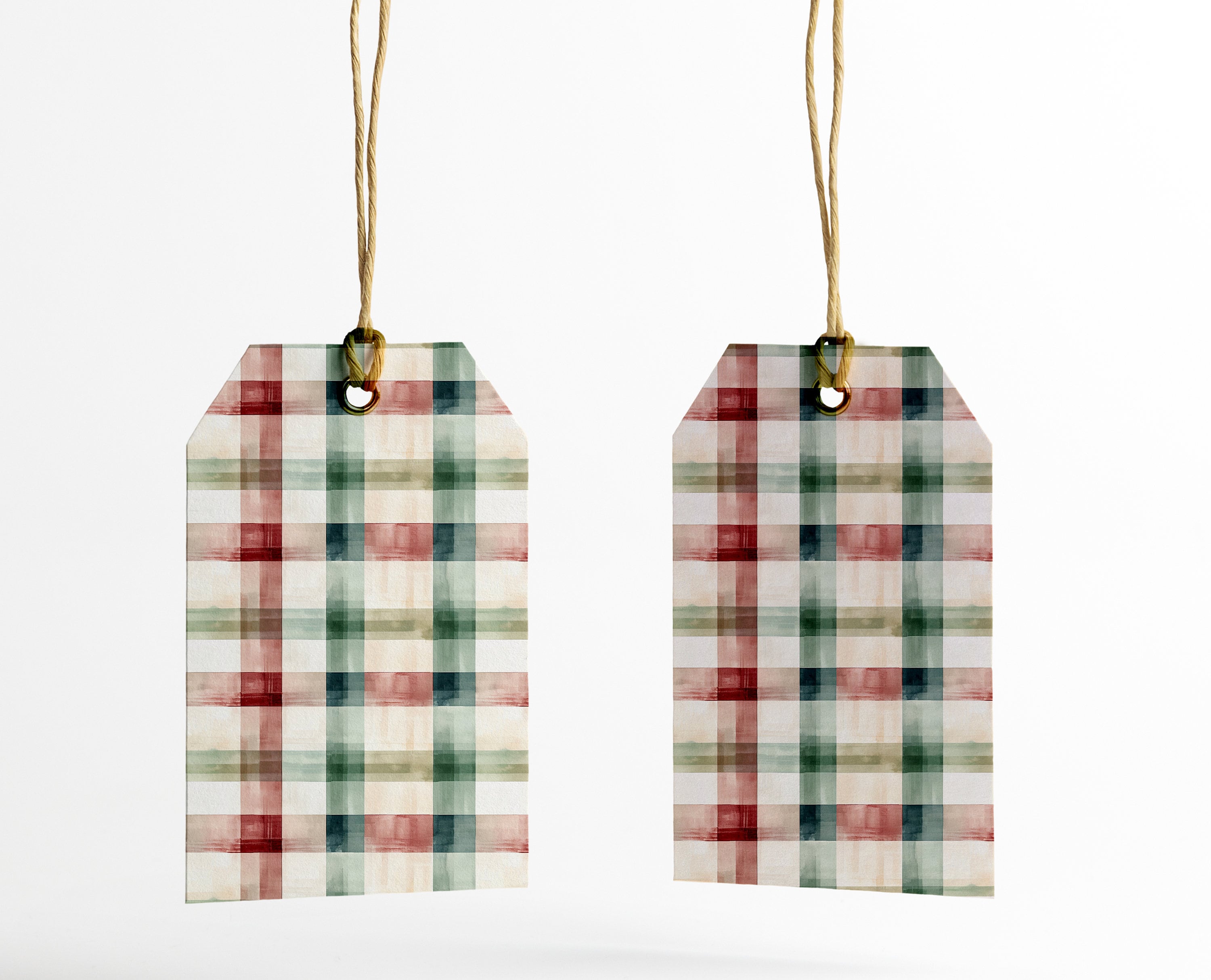 Watercolor Plaid Seamless Pattern, Painted Plaid Pattern, Christmas ...