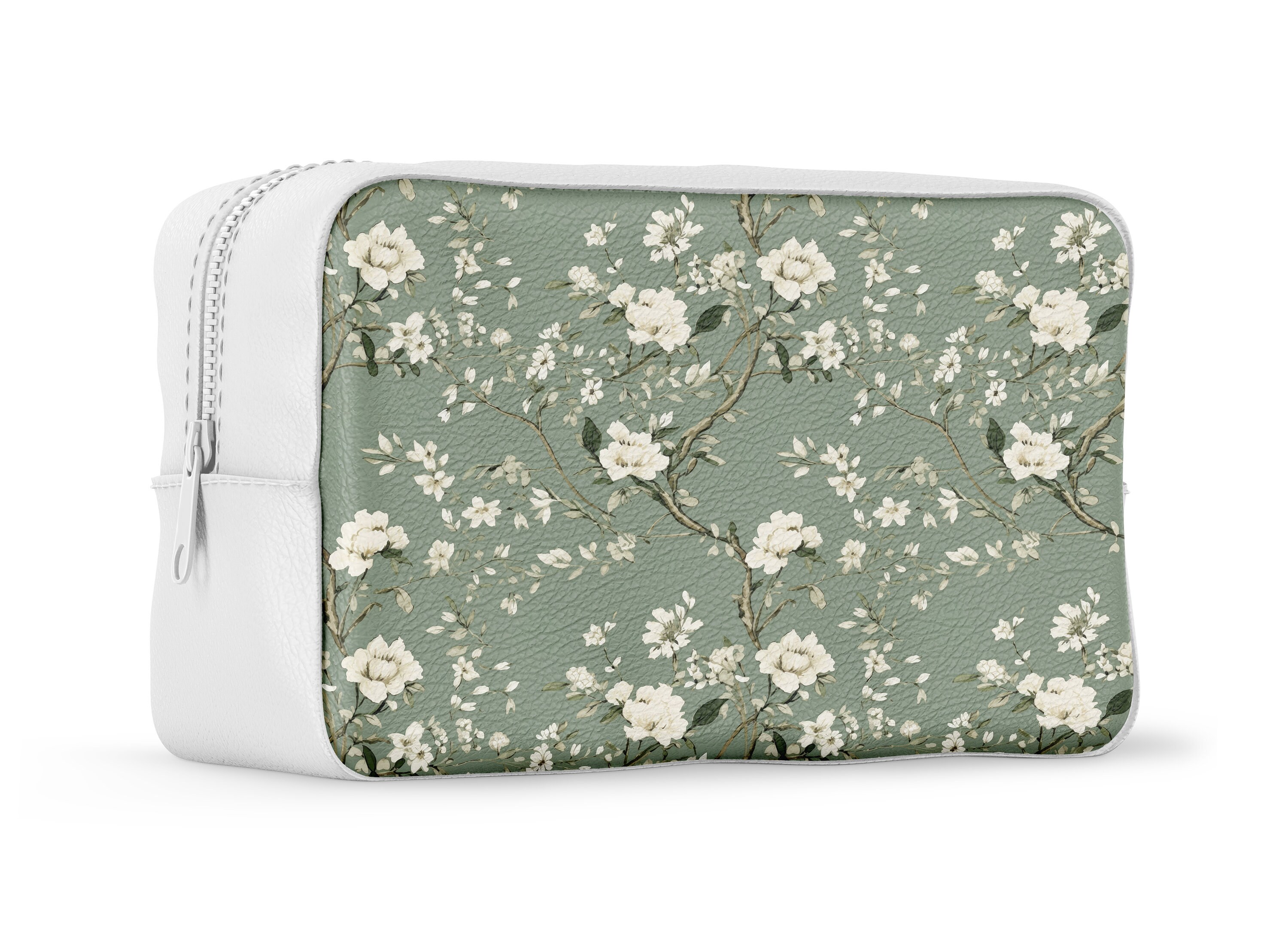Seamless Sage Green Background, Victorian Floral Seamless Background ...