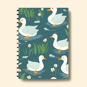Adorable Seamless Ducks Pattern, Illustrated Ducks Background Pattern ...