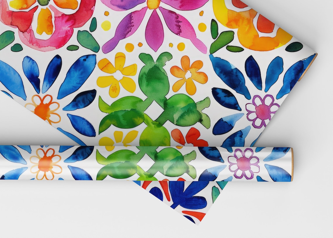 Mexican Tile Seamless Pattern, Seamless Watercolor Talavera Tile ...