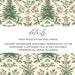 Vintage Tree Toile Seamless Pattern Antique Style Christmas Tree Toile ...