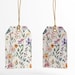 Spring Dainty Flower Stems, Painted Seamless Blooms Pattern With ...