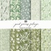 Seamless Sage Green Leaf Pattern, Sage Green Botanical Backgrounds ...