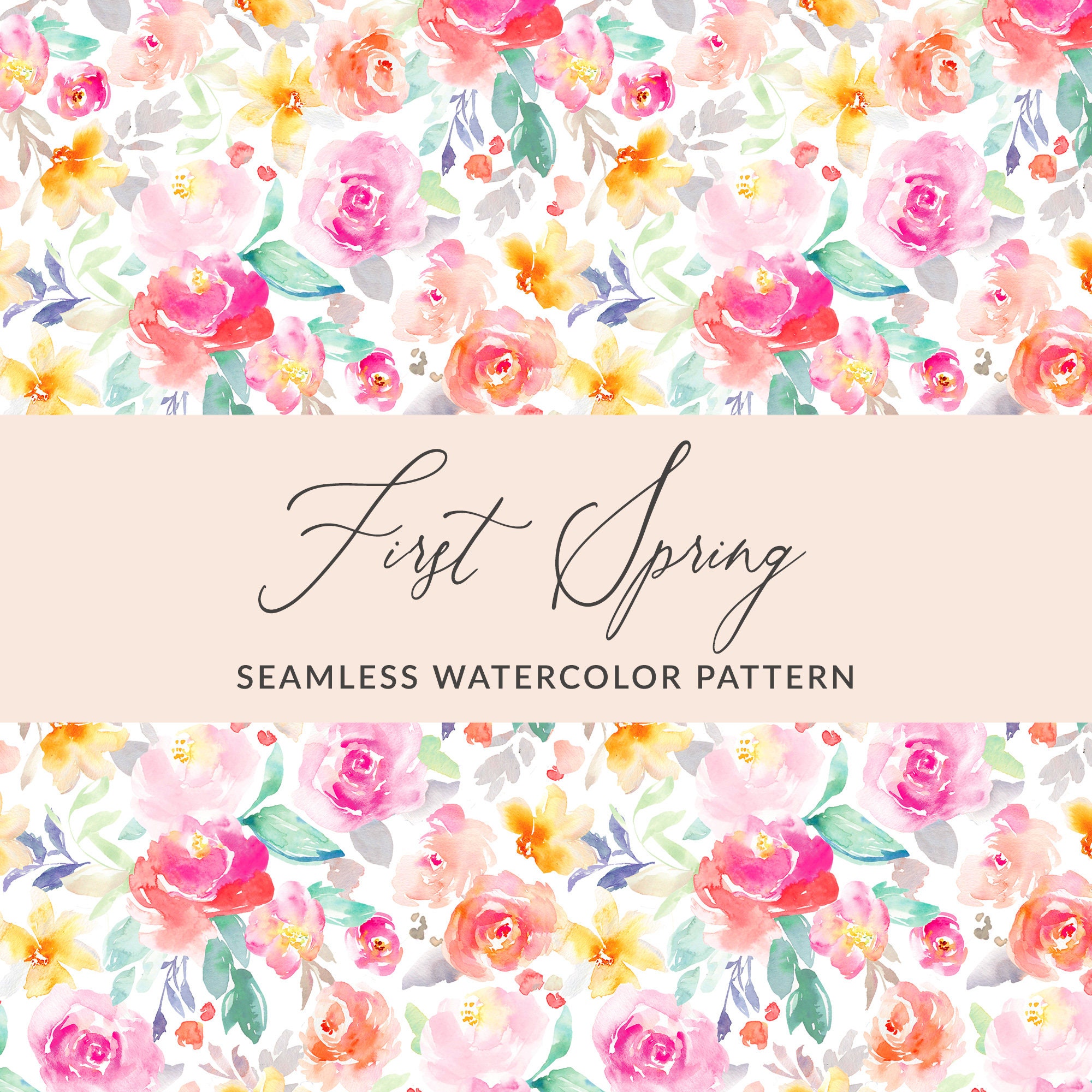 Spring Colors Background Pattern