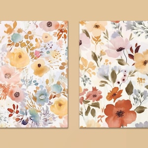 Seamless Autumn Boho Pattern, Boho Fall Backgrounds Seamless Boho Fall ...