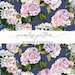 Hibiscus Seamless Preppy Pattern, Pink and Purple Seamless Blooms ...