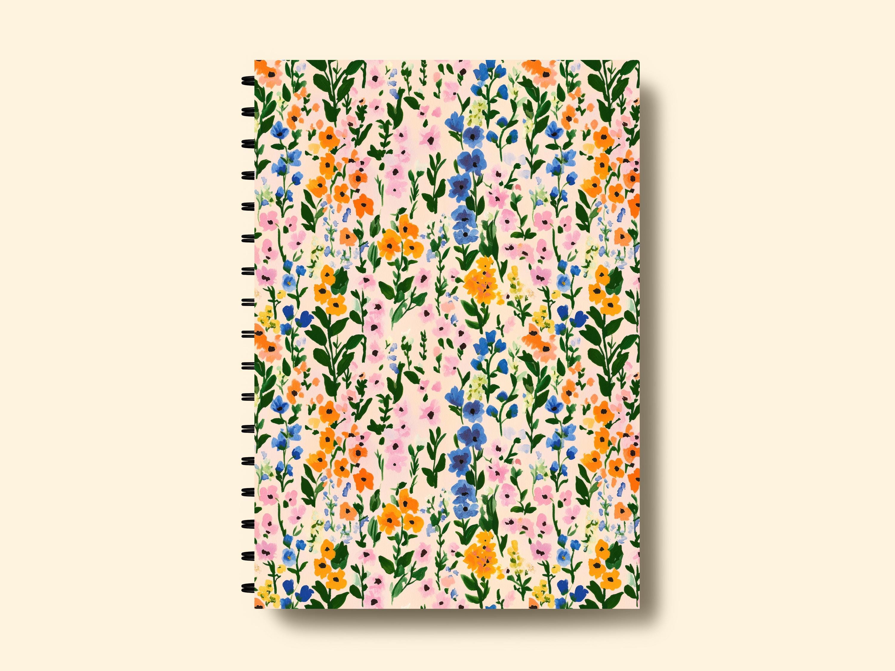 40 Modern Spring Floral Patterns, Painted Spring Flowers Seamless ...