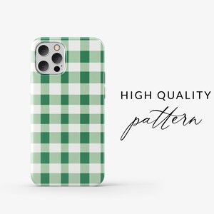 Kelly Green Gingham Seamless Pattern Green Checked Background, Sage ...