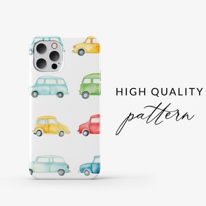 Colorful Cars Repeating Background Pattern for Textile Design Boys Cars ...