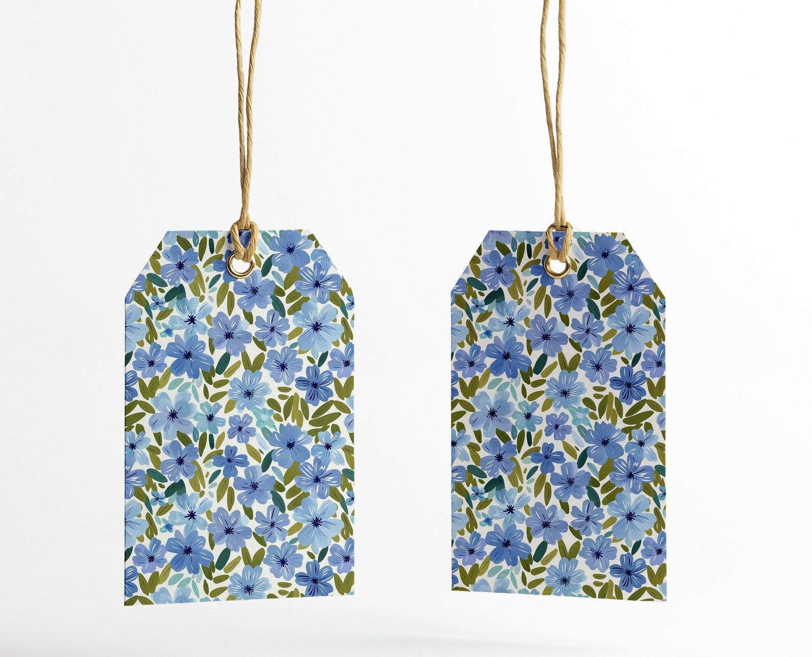 Light Blue Floral Blooms Pattern, Seamless Bloom Background Pattern ...