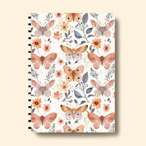 Boho Moths Seamless Pattern, Neutral Moths Pattern Digital File Moths ...
