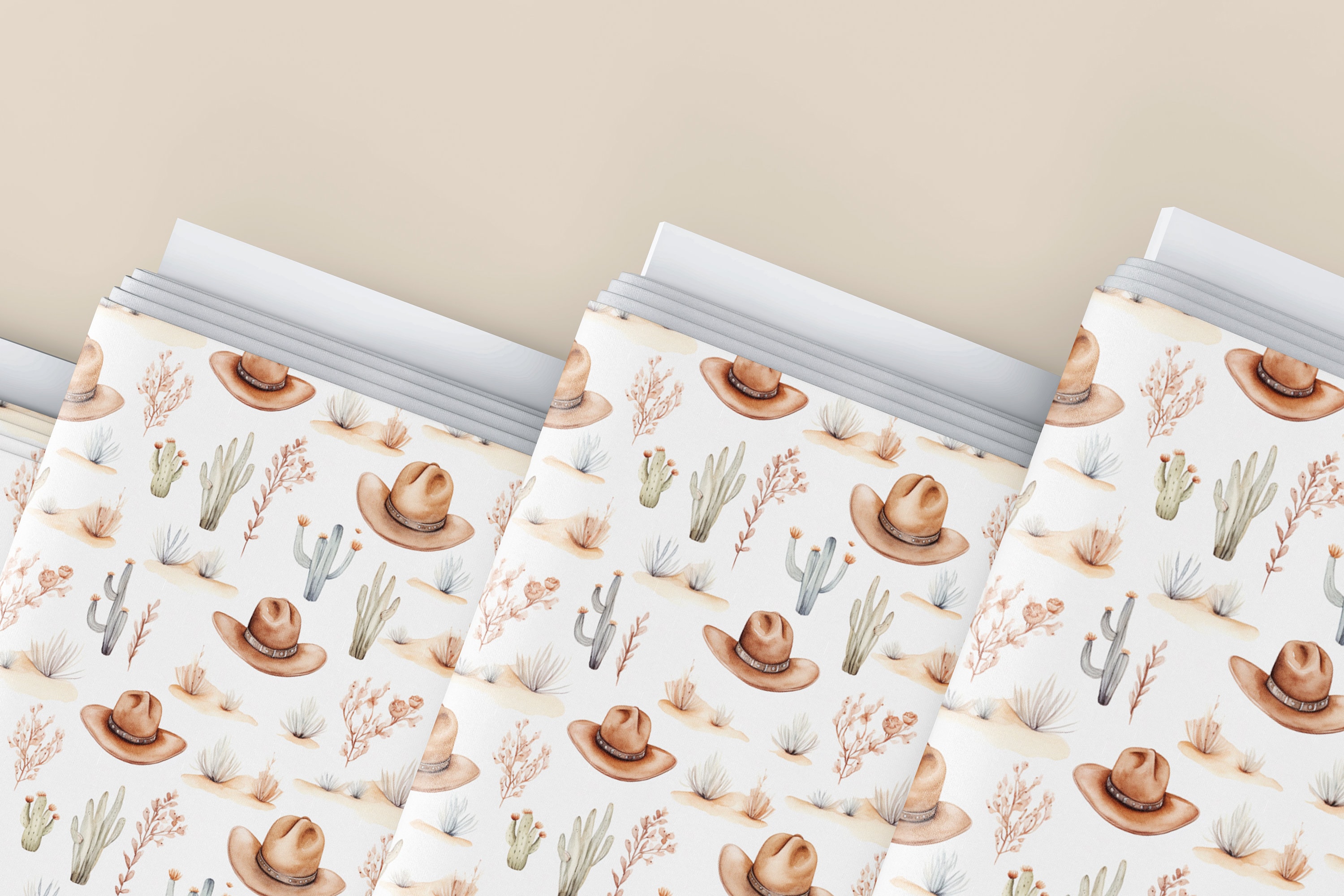 Wild West Seamless Pattern Western Seamless Background, Cowboy Hat ...