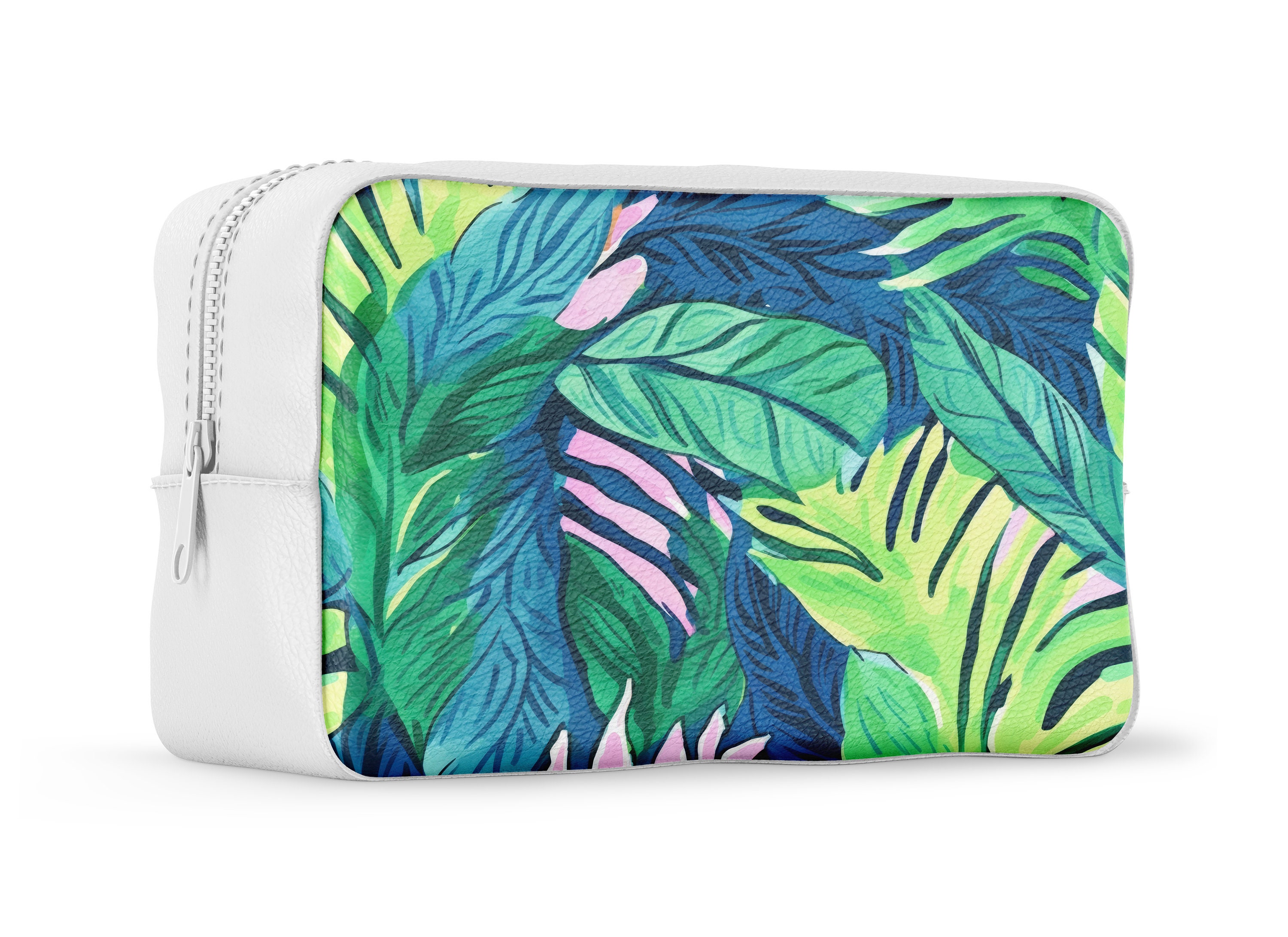Seamless Tropical Leaves Pattern, Palm Tree Texture Seamless Preppy ...