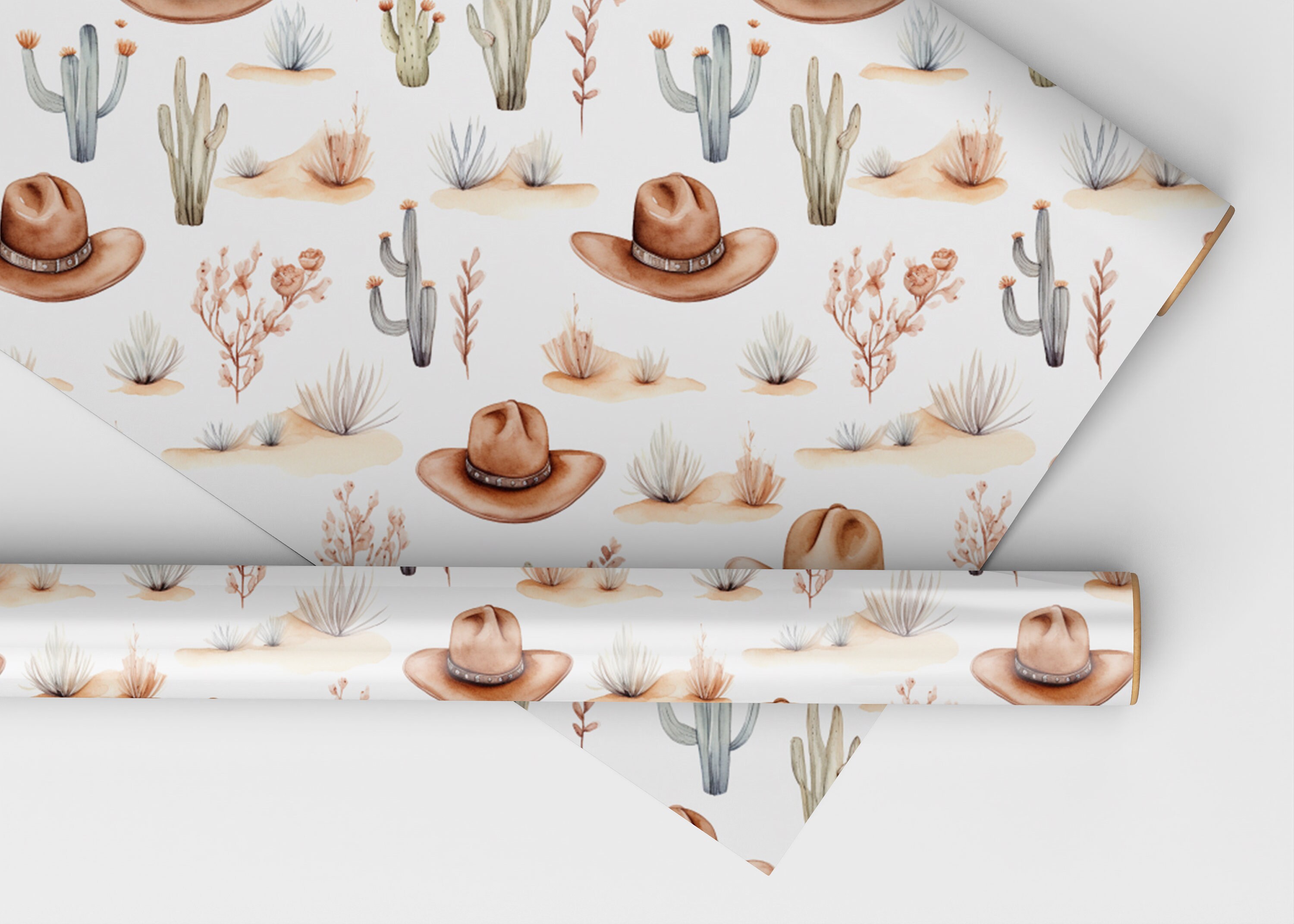 Wild West Seamless Pattern Western Seamless Background, Cowboy Hat ...