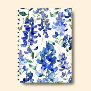 Watercolor Bluebonnets Seamless Pattern, Painted Bluebonnets, Spring ...