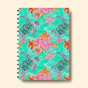 Seamless Sea Turtle Pattern, Neon Sea Turtle Background, Preppy Sea ...