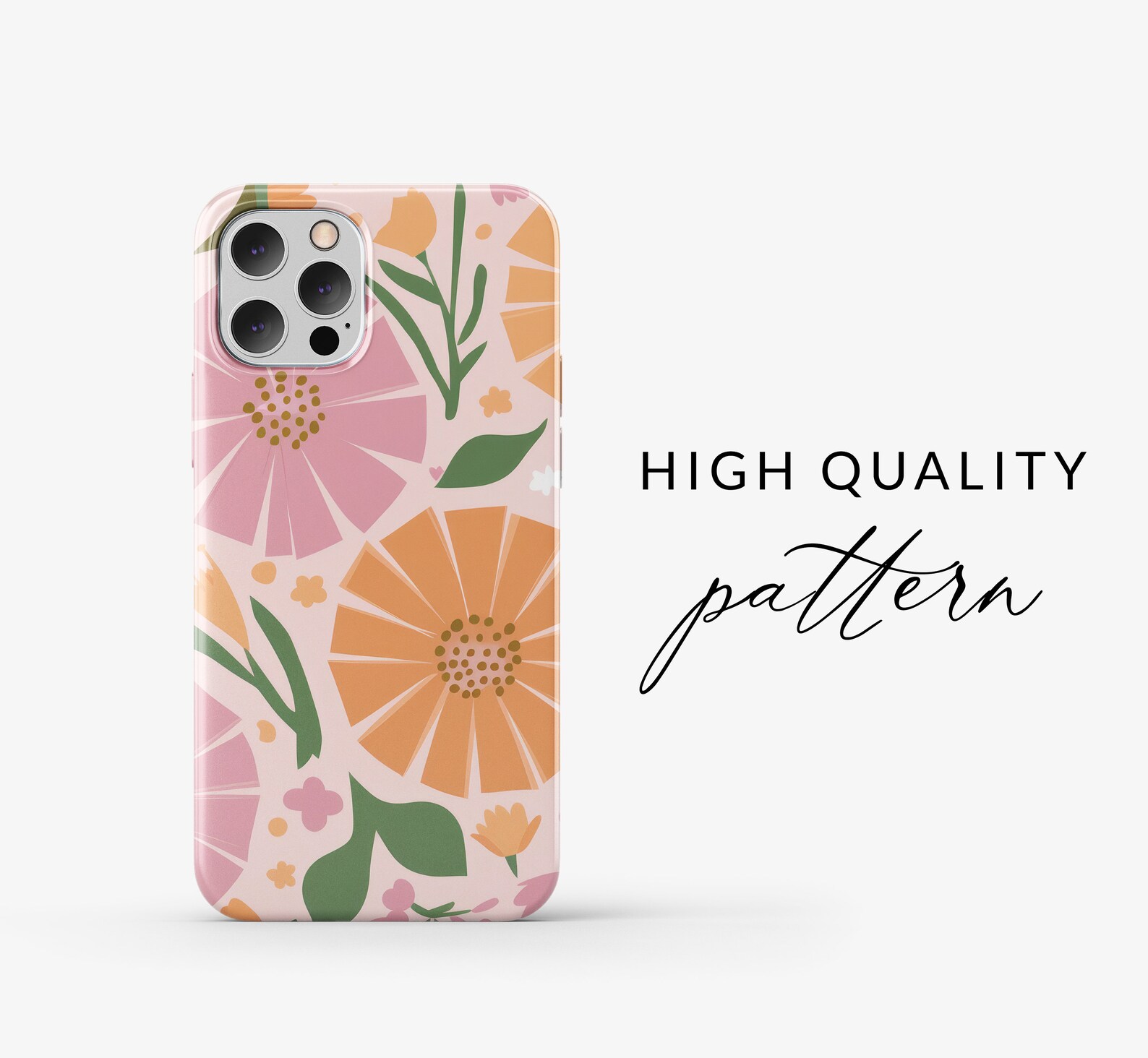 Seamless 70s Daisy Pattern, Repeating Retro Daisy Pattern Background ...