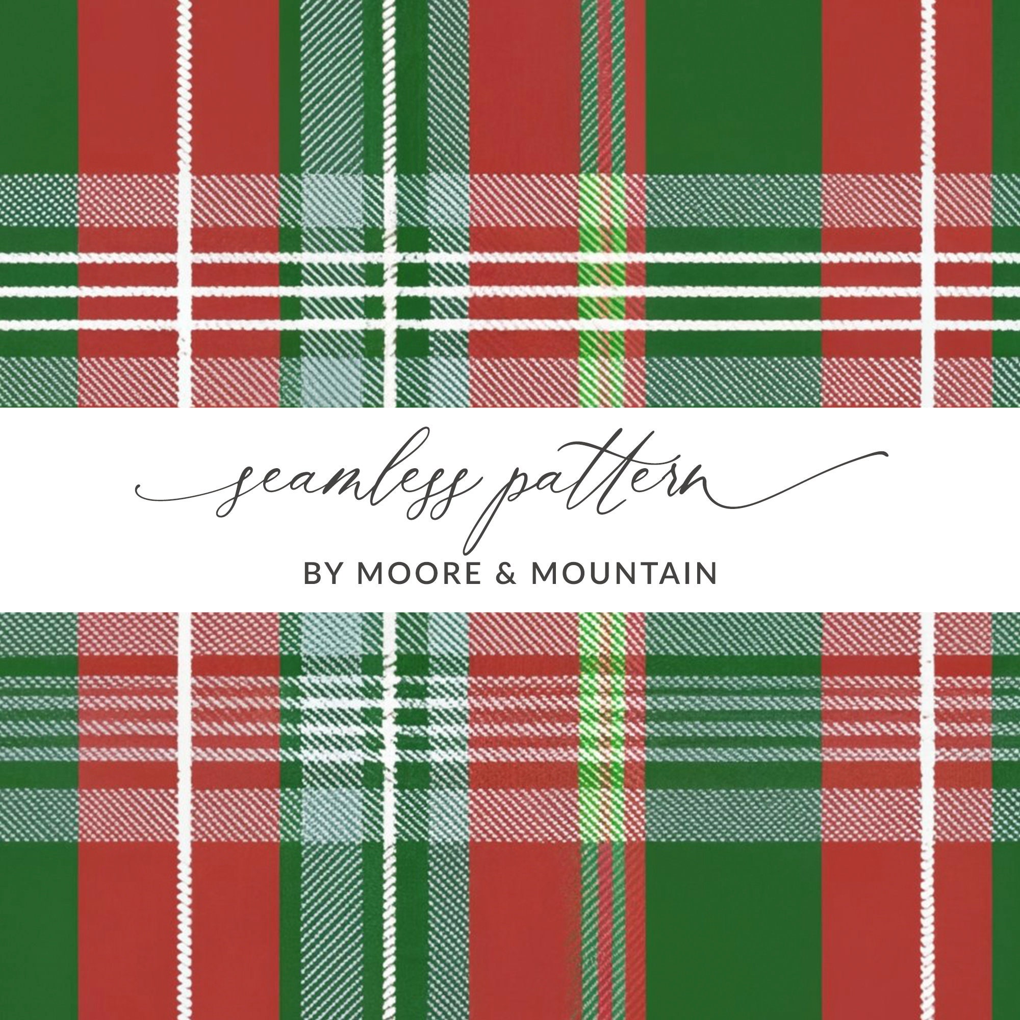 Green and Red Seamless Plaid Design, Seamless Christmas Plaid Pattern ...