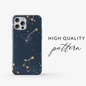 Constellation Seamless Background Pattern Starry Night Sky Seamless ...