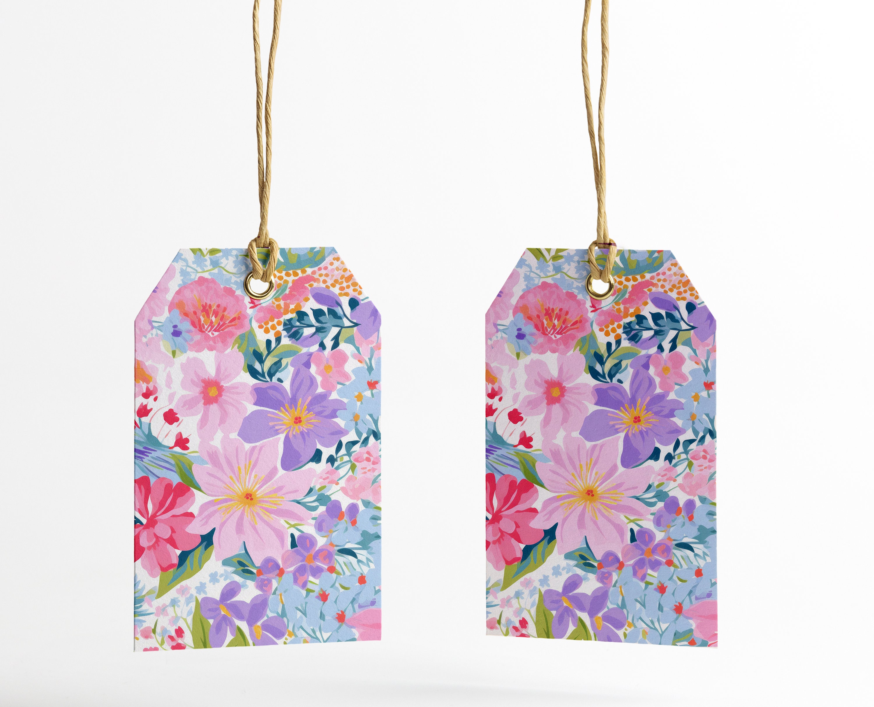 Purple Ditsy Flowers Pattern, Seamless Ditsy Floral Background Girly ...