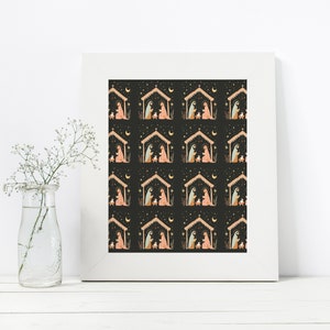 Nativity Scene Background PNG Seamless Nativity Background Pattern ...