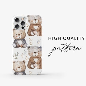 Seamless Teddy Bear Background Commercial Use Digital Paper Teddy Bears ...