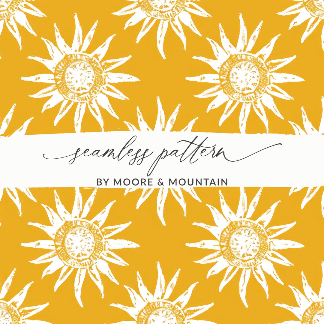 Seamless Sun Pattern, Aztec Sun Seamless Background Seamless Summer Sun ...