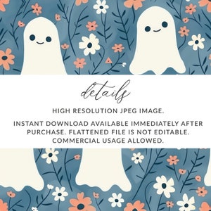 Retro Ghost Seamless Pattern Cute Halloween Ghost Pattern Happy Ghost ...
