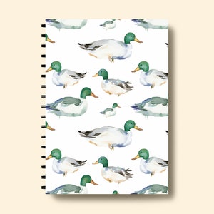 Seamless Mallard Duck Pattern Seamless Background Ducks, Watercolor ...