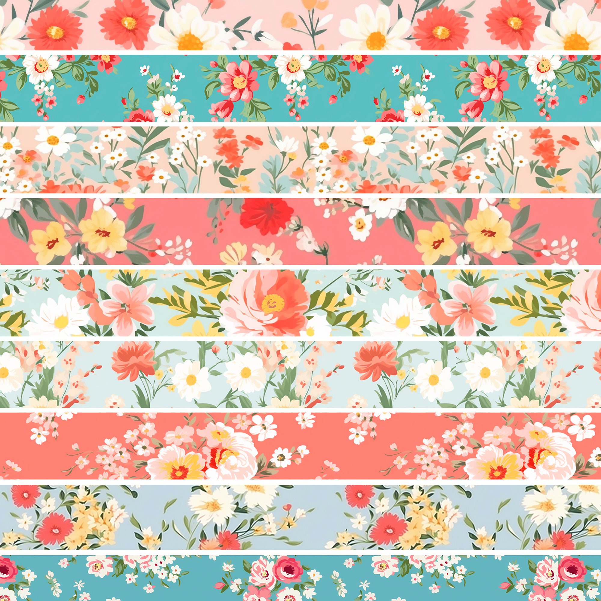 Ditsy Floral Wallpaper, Ditsy Floral Pattern Clipart, Ditsy Floral ...