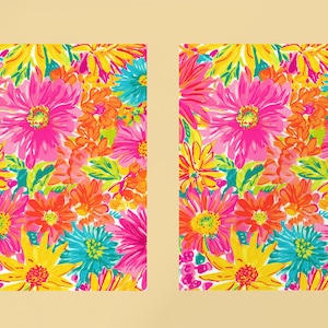 Seamless Preppy Pattern Design Hot Pink Seamless Floral Pattern ...