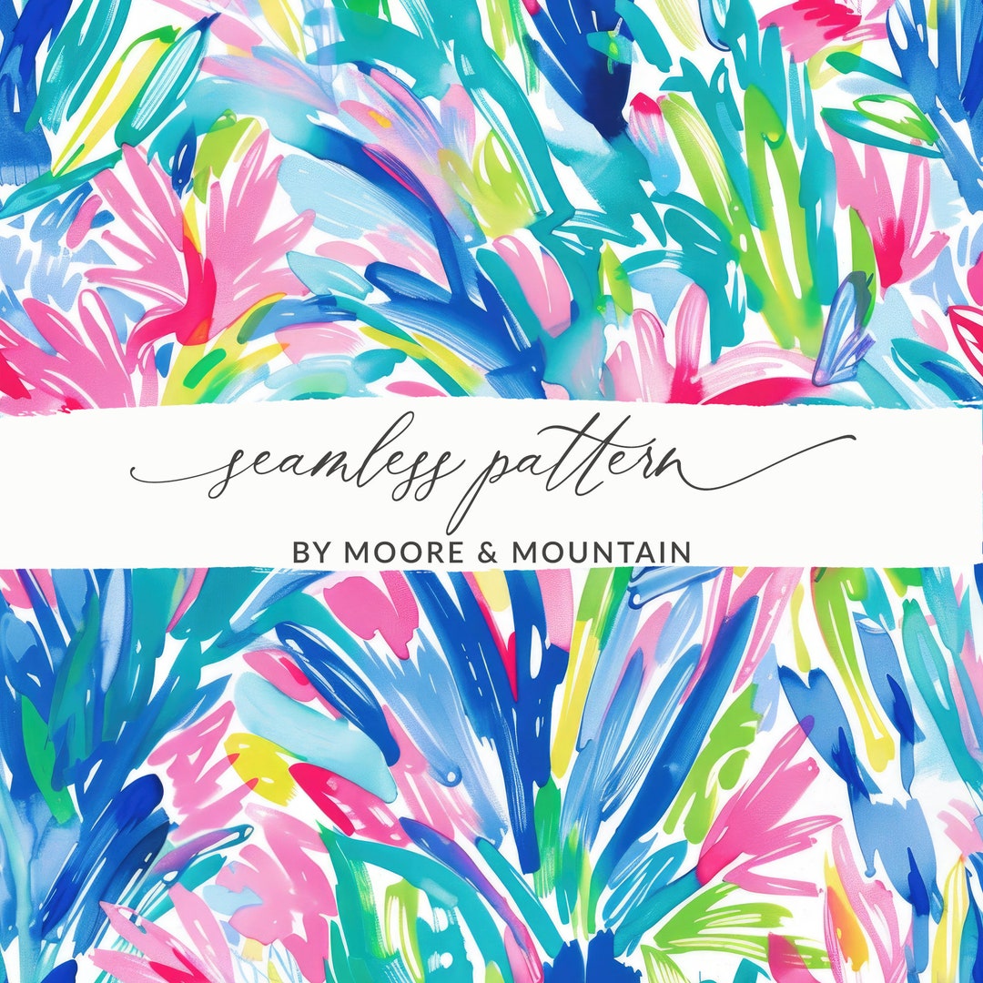 Colorful Watercolor Strokes Seamless Background Pattern, Painted ...