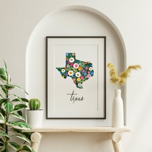 State of Texas Clipart, Texas State PNG, Floral Texas State With ...