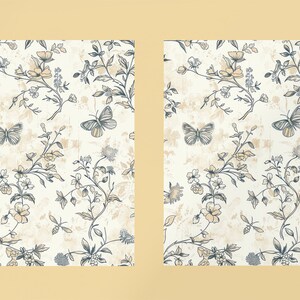 Spring Toile Seamless Pattern, Elegant Toile Repeating Background ...