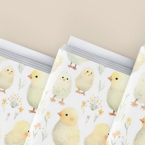 Seamless Easter Chick Pattern, Spring Baby Chick Seamless Easter ...