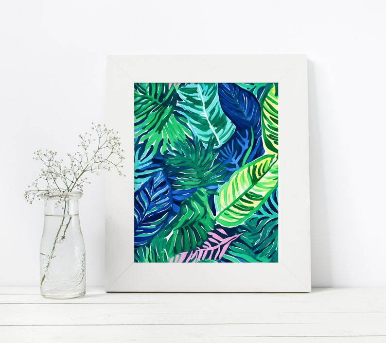 Colorful Beachy Seamless Patterns Tropical Painted Patterns - Etsy