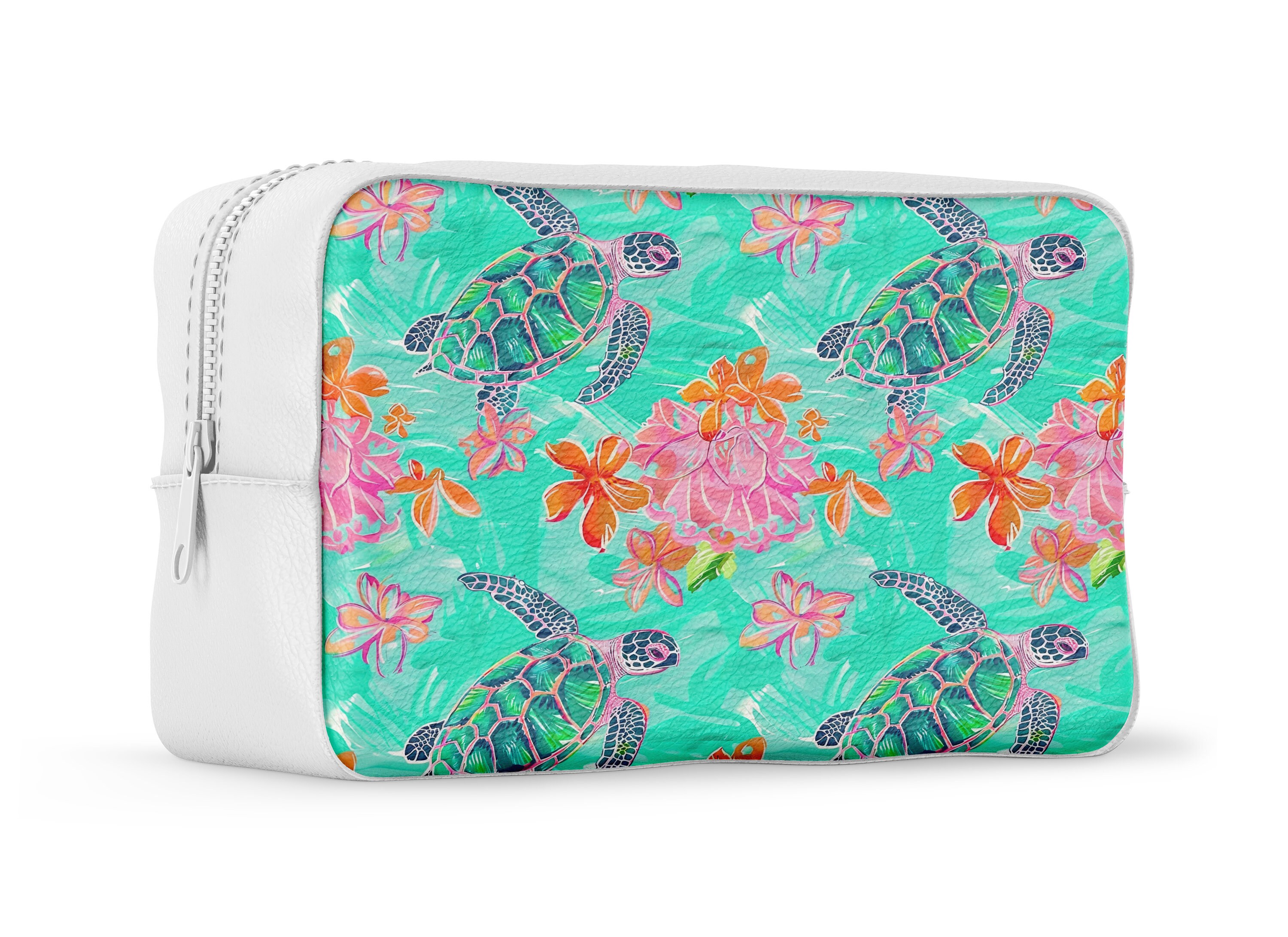 Seamless Sea Turtle Pattern, Neon Sea Turtle Background, Preppy Sea ...