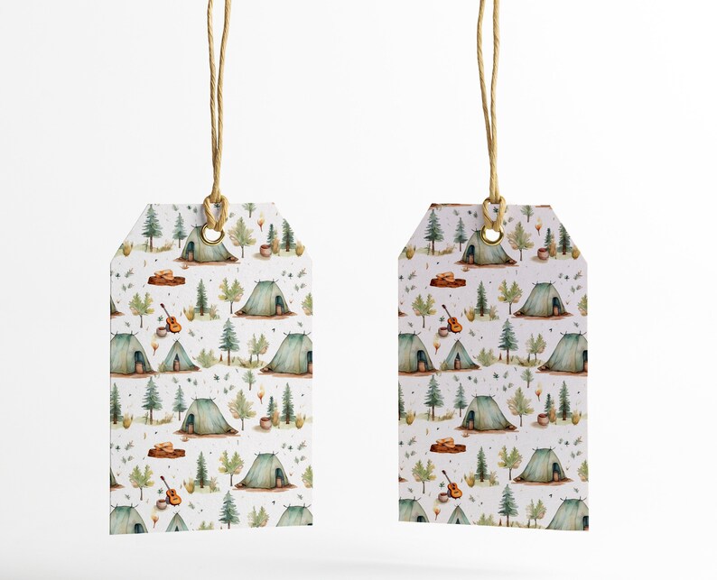 Camping Seamless Background Pattern Camping, Tent Camping Digital Paper ...