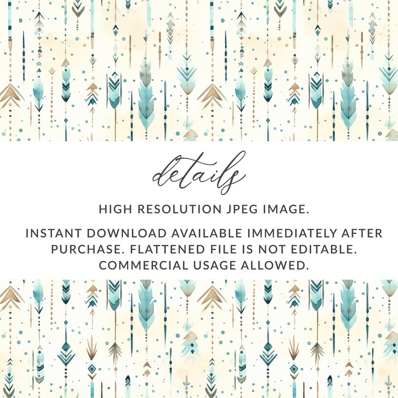 Seamless Arrow Background, Arrows Repeating Background Pattern, Native ...